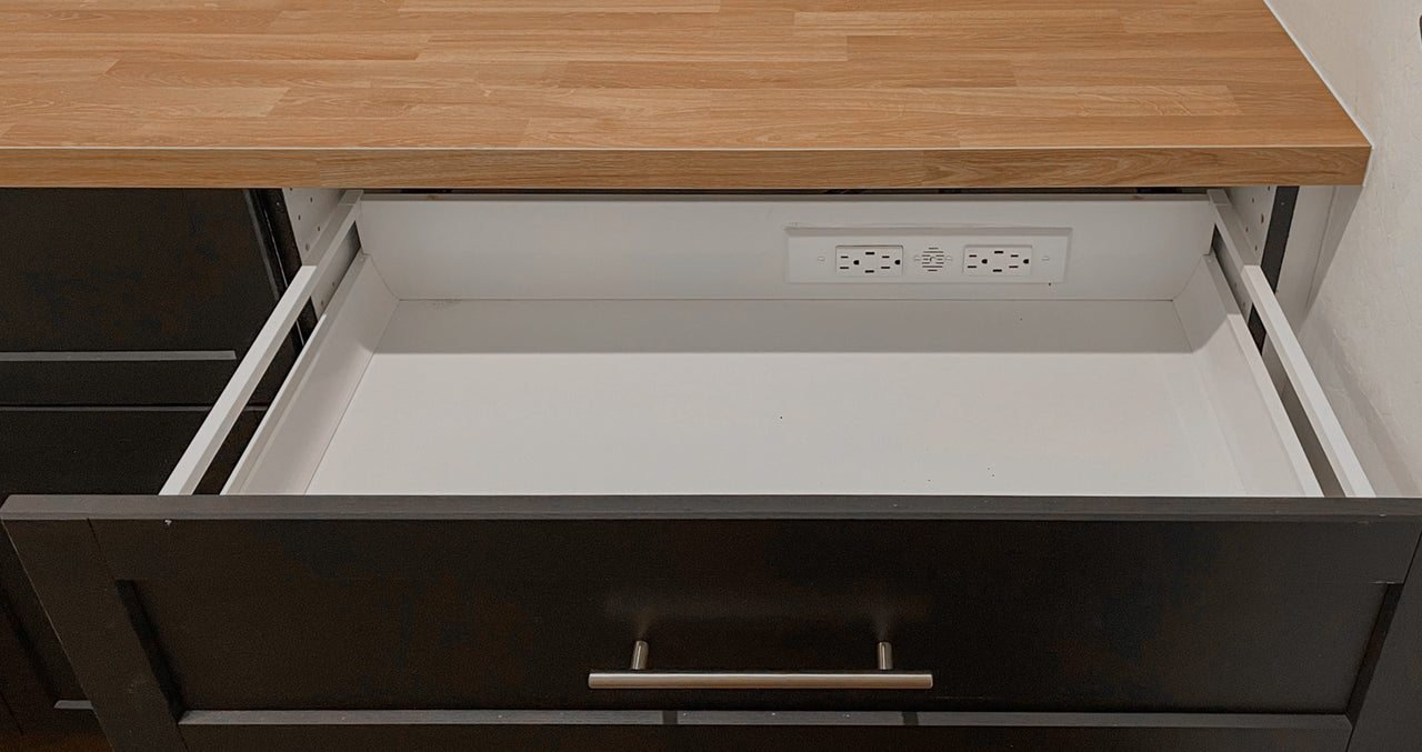 Dave’s Ikea Cabinet Charging Drawer – Docking Drawer